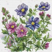 Kit broderie point de croix - Tendresse aquarelle - Nova Sloboda